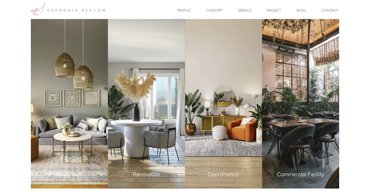 PROFILE - Euphoria Design - インテリアデザイナー小林由梨奈